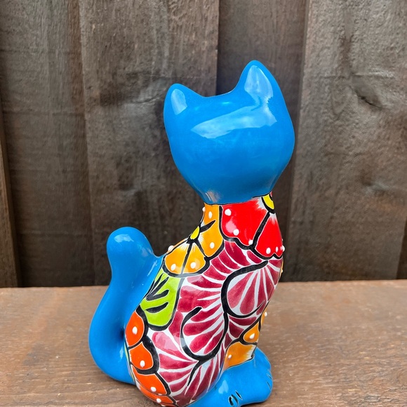 Art | Talavera Cat Sculpture Decor Pottery | Poshmark